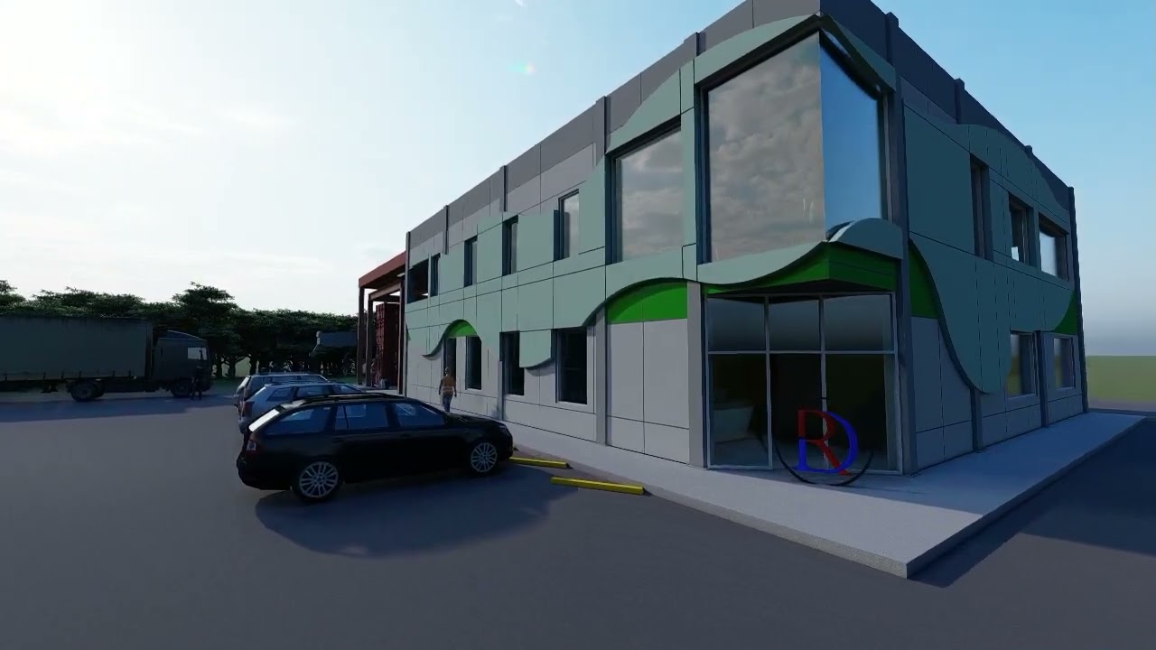 Commercial Facade Rendering