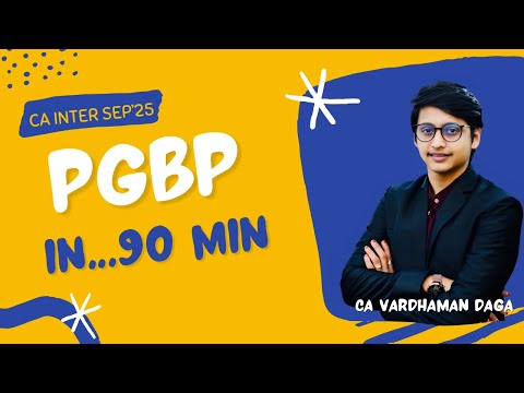 CA Inter Taxation Fast Track Batch | Profit and Gains from Business or Profession|CA VARDHAMAN DAGA