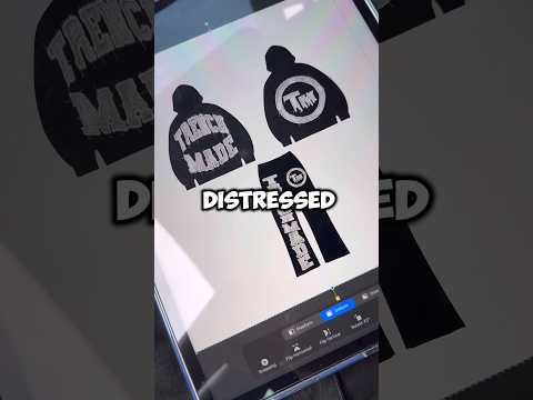 DISTRESSED FLARE PANTS AND HOODIE TUTORIAL PROCREATE #procreate #procreatetutorials #clothingbrand