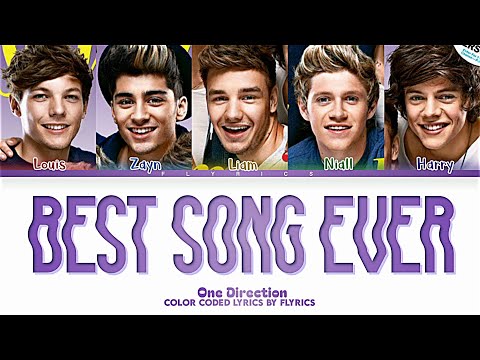 One Direction 'Best Song Ever' Lyrics (Color Coded Lyrics)