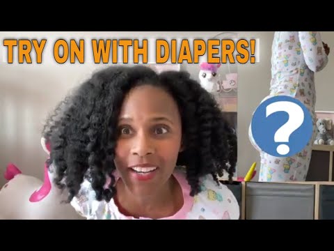 Trying On AN ABDL Pajama With A BIG BULKY DIAPER!| LITTLE FOR BIG PAJAMA REVIEW