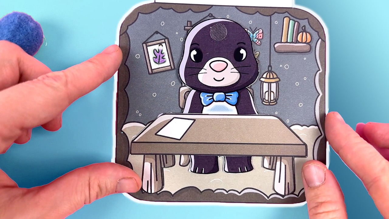 Manual: How to Make - Leo the Crafty Mole! Book for Kids #paperdoll #diypaperdoll #toys #craft