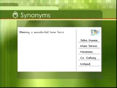 Read Write Now 3 Programme 12 Learning Point 2 Synonyms
