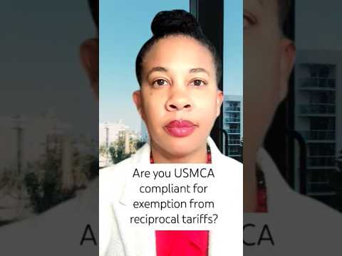 Are you USMCA compliant? #reciprocaltariffs #usmca #rulesoforigin #internationaltrade