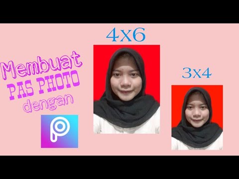 CARA MEMBUAT PAS PHOTO 3X4 4X6 DENGAN APLIKASI PICSART