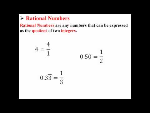 Rational Numbers