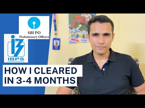 How I cleared SBI PO, IBPS PO in first attempt | Full strategy without coaching |