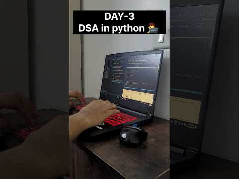 Day 3 of DSA in Python | Lists vs Arrays + 2D Array Operations 🔍📊#shorts #ytshorts #python #dsa