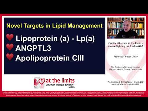 Dr Peter Libby - Cardiac atheroma at the limits – are we fighting the final battle?