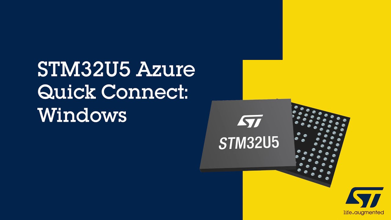STM32U5 Azure Quick Connect: Windows