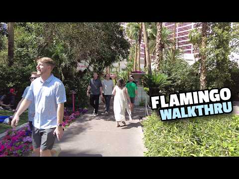 Las Vegas WalkThru — Flamingo Casino - 4K UHD