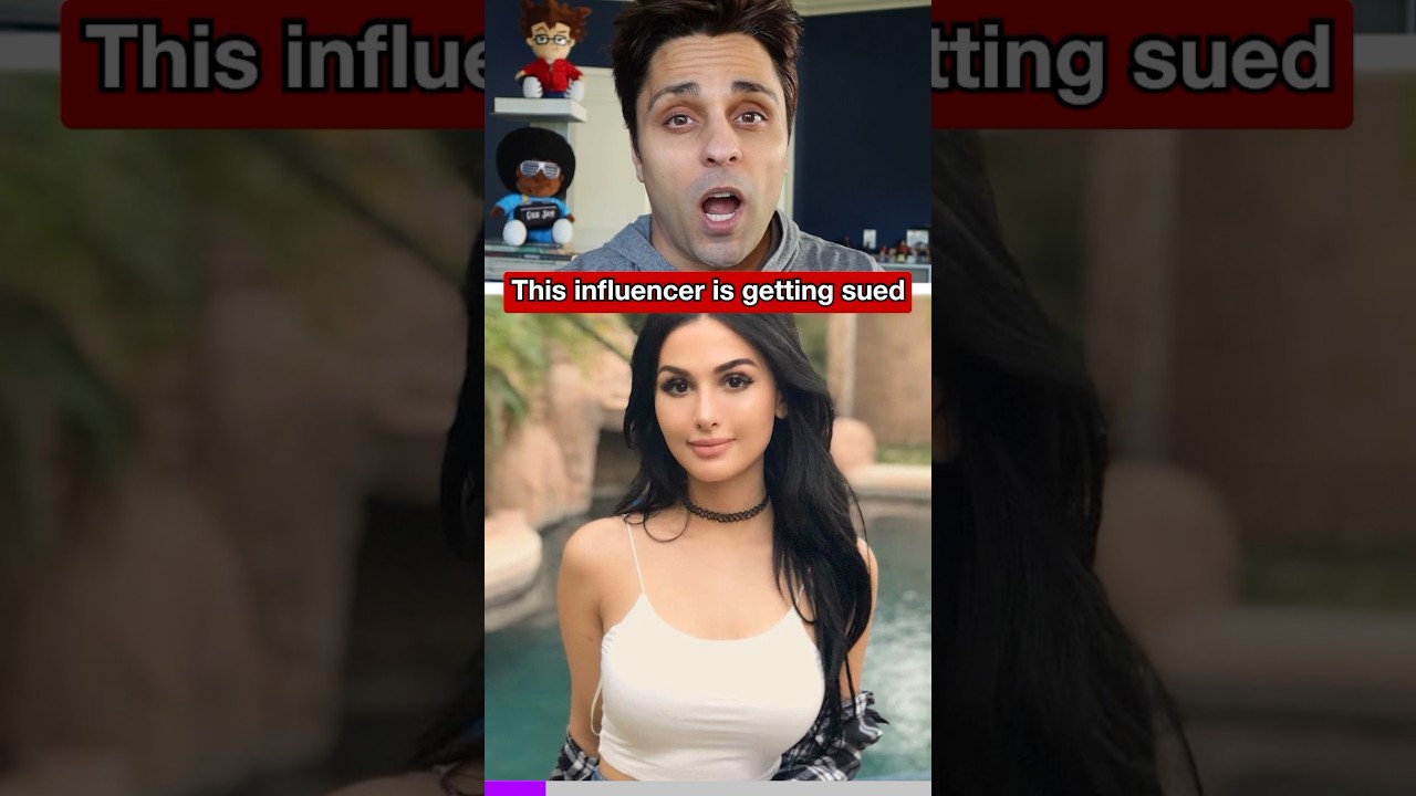 This influencer is getting sued