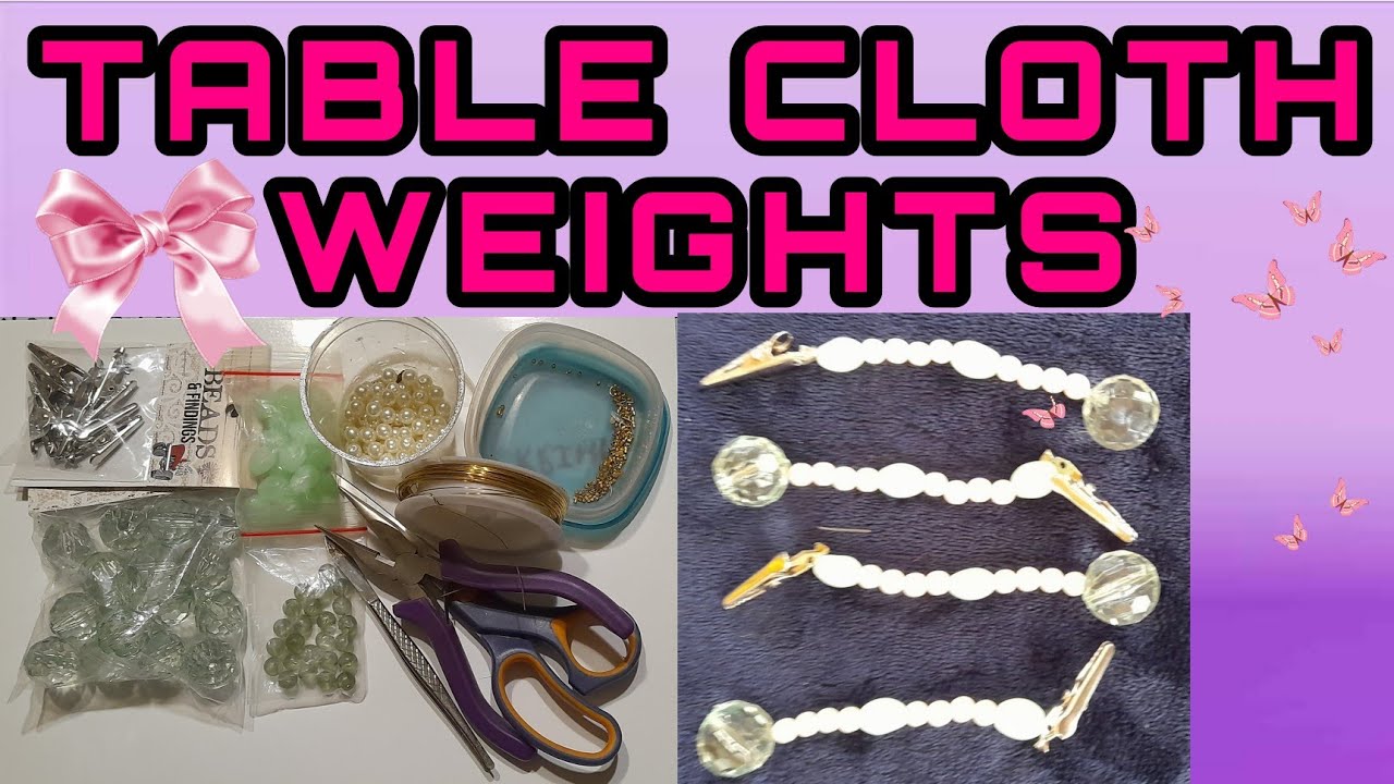 Making Table Cloth Weights