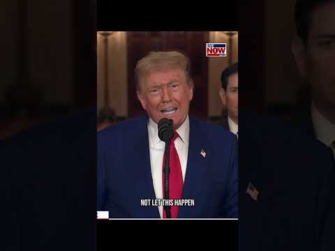 BREAKING: Trump addresses nation after bombing Iran