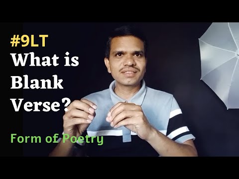 #9LT Blank Verse | Definition Meaning & Examples | #LiteratureSimply