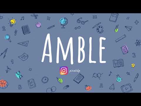 Amble meaning in Urdu/Hindi | Word of the Day | English Vocabulary