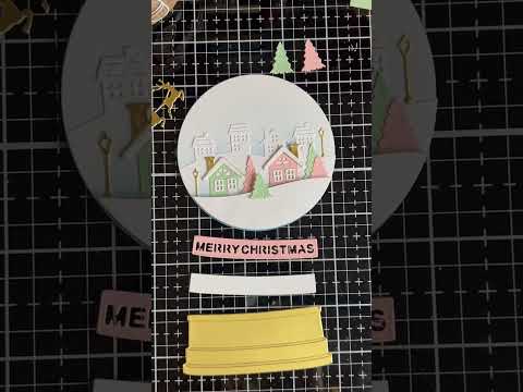 SIMON HURLEYS SNOW GLOBE #spellbinders #simonhurley #christmascrafts #christmascard