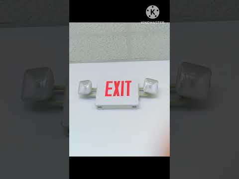 Exit Signs/ emergency lights I found #2