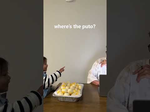 Puto is a steamed rice cake in the Philippines like the one on the video. 🤣 #lasian #filipino