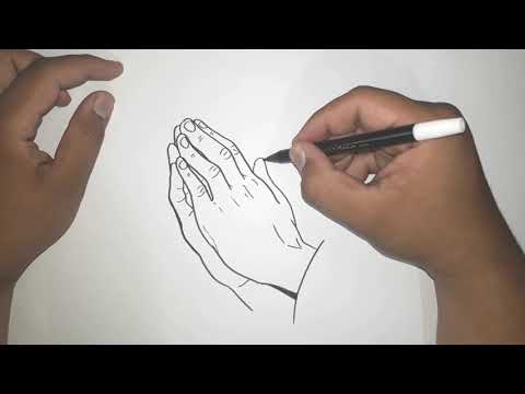 Praying Hands Drawing Step by Step Tutorial – I'm Youtuber – Follow my ...
