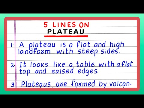 Few Lines on Plateau | 5 Lines on Plateau | Five Lines on Plateau