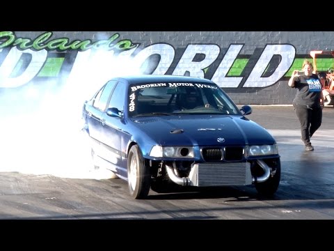 Husband and Wife BMW Drag Car Mixes E36 M3 Engine with Huge Turbo for ...