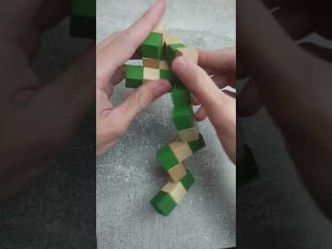 How to solve the Snake Cube Puzzle #shorts