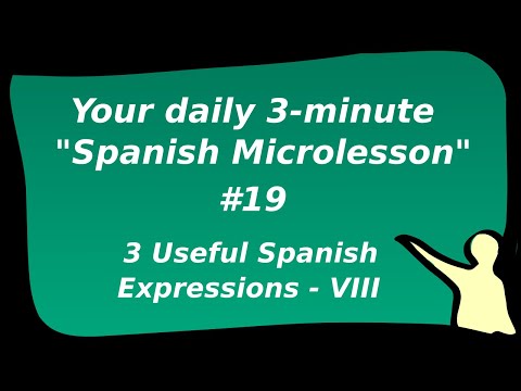 Learning Spanish with 3 Useful Expressions - Microlesson 19 - a corto / largo / medio plazo meaning