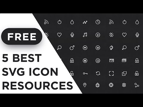 Top 5 Free SVG Icons Libraries for UI Designers other than Flaticons | Best Free Icon Libraries