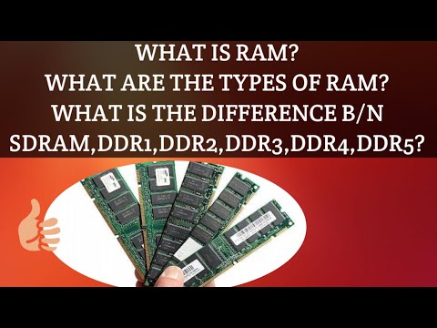 WHAT ARE THE TYPES OF LAPTOP RAM? - SDRAM-DDR-DDR2-DDR3-DDR4-DDR5