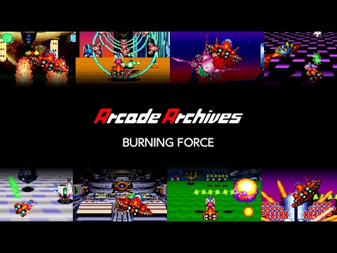Arcade Archives Burning Force Settings & Gameplay PS4