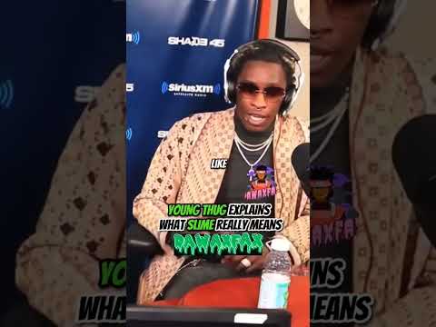#YOUNGTHUG EXPLAINS THE MEANING OF #SLIME #FREETHUGGA #FREEYOUNGTHUG #DAWAXFAX