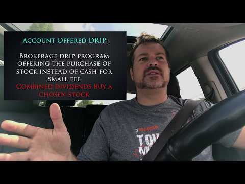 Setup a Drip Investment Program - How to setup your account for passive income