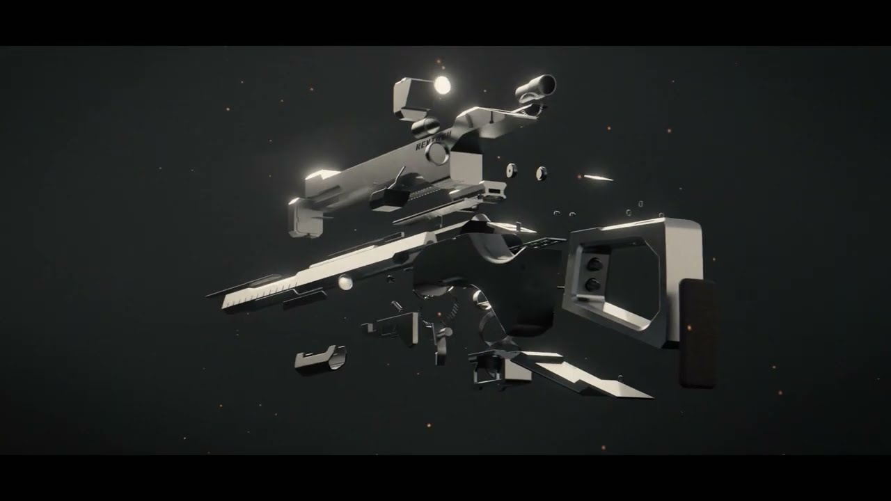 NEXTRON- Sci-fi Gun 3D Model