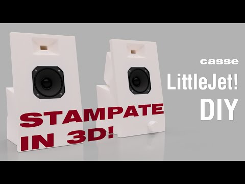 🎵 Bluetooth stereo speakers, LittleJet!・Free STL File for ・Cults