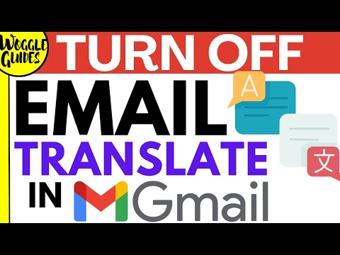 Gmail Turn off translation for emails