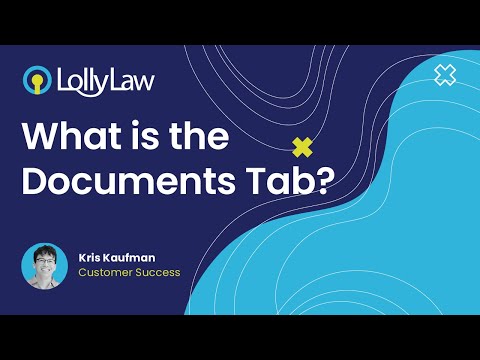 What is the 'Documents' Tab in a Matter Record?