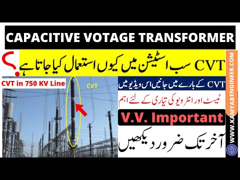 CAPACITIVE VOLTAGE TRANSFORMER (CVT) II Coupling Capacitor Voltage Transformer CCVT II CVT OR CCVT