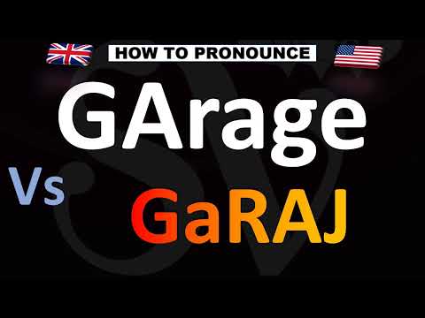 How to Pronounce Garage VS. Garage (CORRECTLY!)