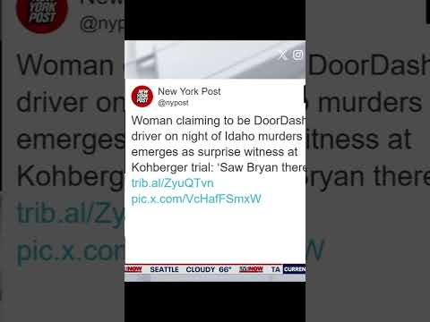 Brian Kohberger murder trial: DoorDash delivery driver may have seen killer