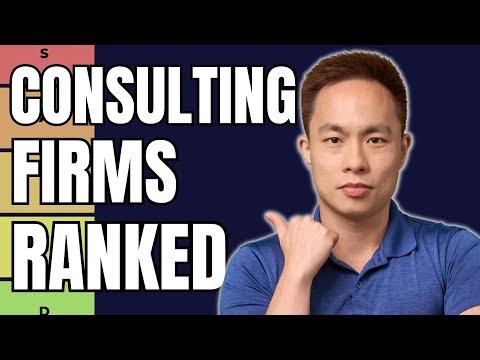 Management Consulting Firm Tier List (The BEST Consulting Firms RANKED!)┃For Culture