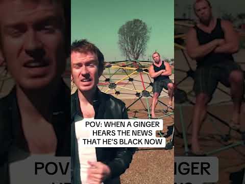 When A Ginger Hears The News That He’s Black Now #ginger #redhead #black