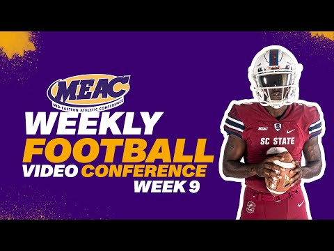 2022 MEAC Weekly Football Video Conference - Week 9
