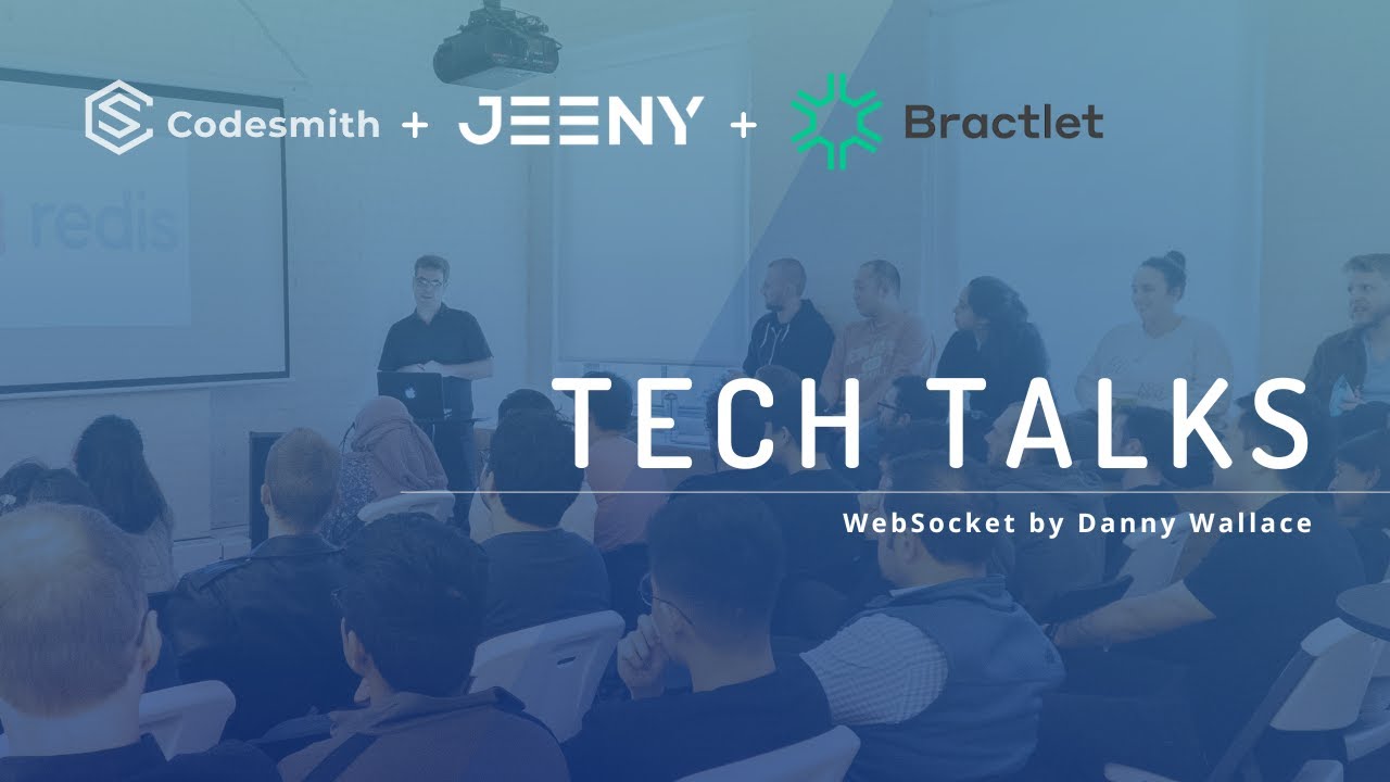 Codesmith Tech Talks: WebSocket by Danny Wallace sponsored by Jeeny + Bractlet