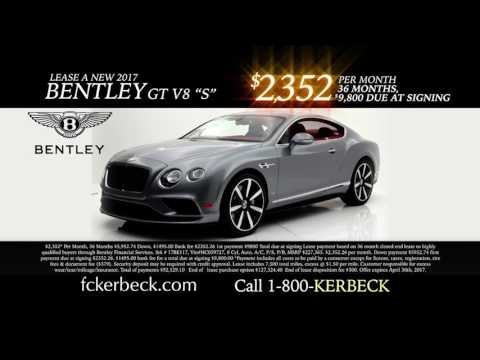 Bentley Dealer Featuring Lease Payments on New Bentley's!