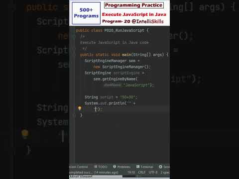 Execute JavaScript in Java Code #Shorts #java #coding #programming #technology