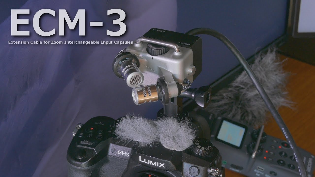 Zoom ECM-3 удлинительный кабель для микрофонных капсюлей, 3 м купить в ...