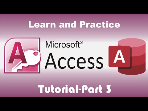 #66-MS Access: How to edit and format table in Access (Lab Assignment-25)