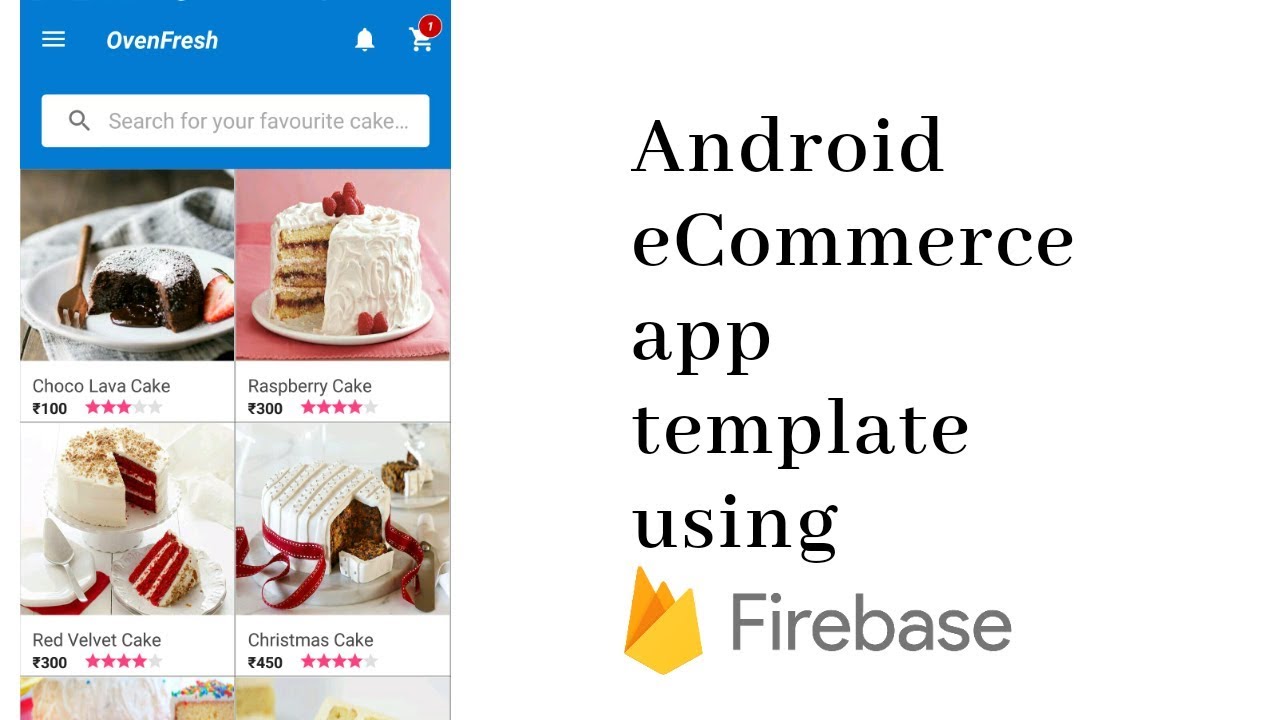 Android eCommerce app template