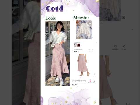 Soft Girl Outfit Ideas Meesho l Teenagers l #meesho #meeshohaul #softgirlaesthetic #ootd #fashion
